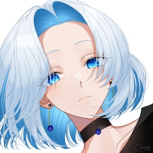 Custom Headshot Custom PFP Anime Style Fanart X Youtube PFP please ...