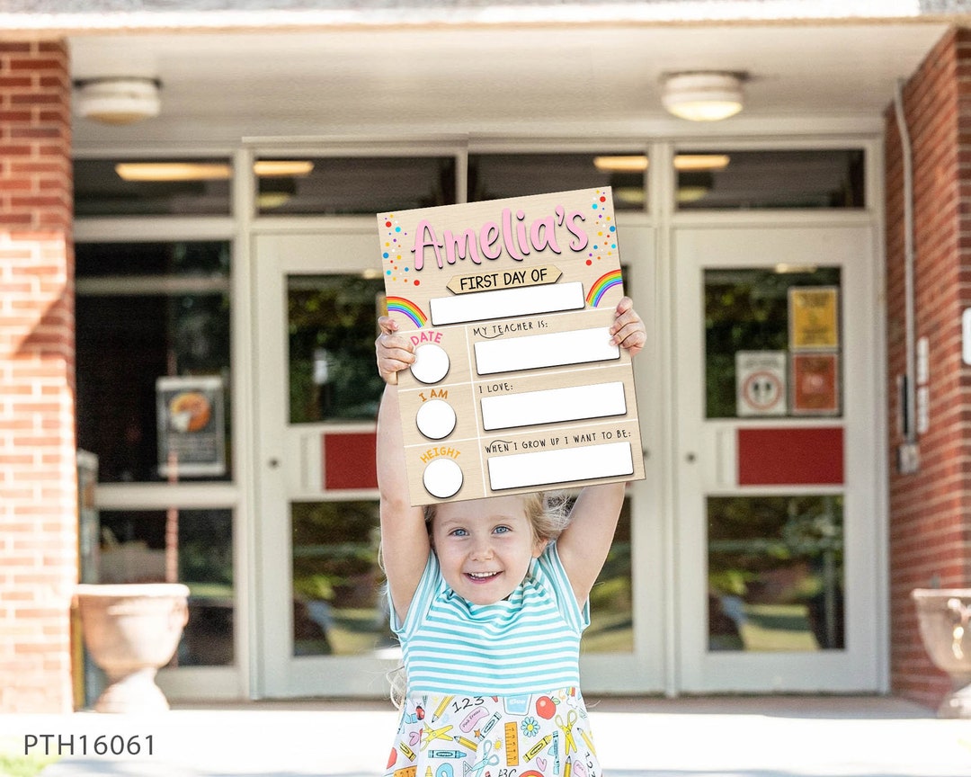 First Day of School Sign, Back to School Sign, Back to School Photo ...