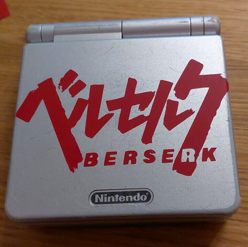 Gameboy Advance SP Berserk Vinyl Sticker Mod Sticker for GBA SP Foil - Etsy