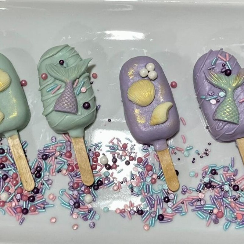 Mermaid Cake Pops - Etsy