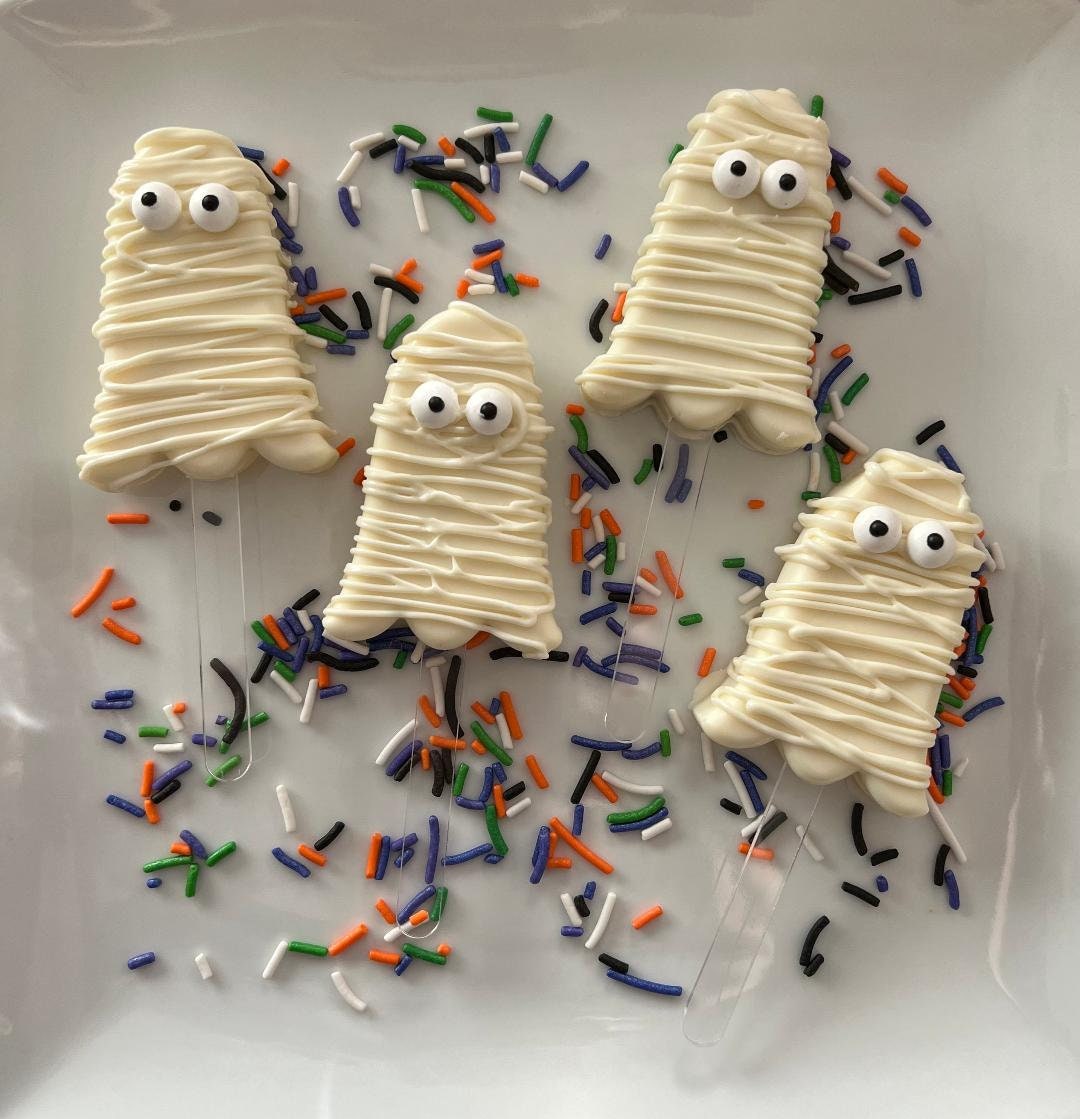 Ghost Cakesicles/halloween Treats - Etsy
