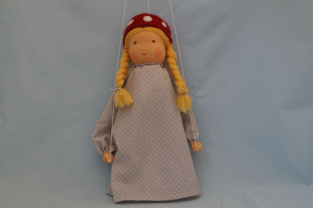 Elf Child Marionette, Hand Puppet, Marionette Puppet, Hand Marionette ...