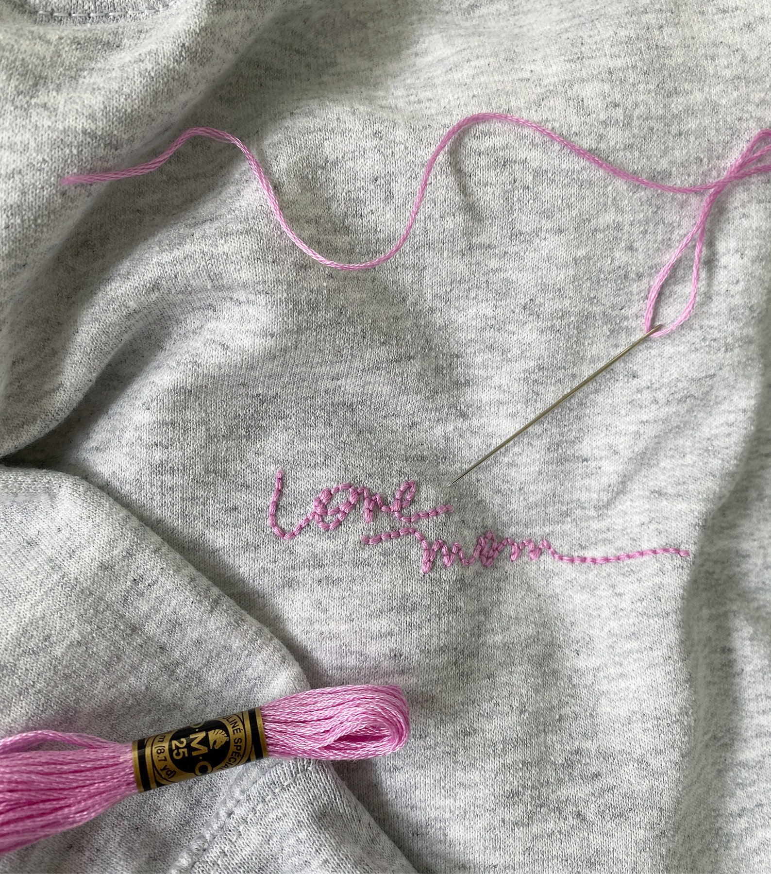 Handwriting Embroidery Kit | Personalized DIY Gift - Etsy