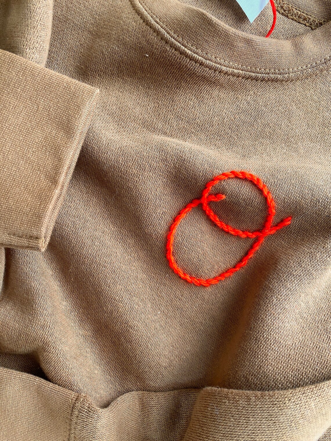 Embroidered Initial Kids Sweatshirt: Custom Monogrammed Yarn - Etsy