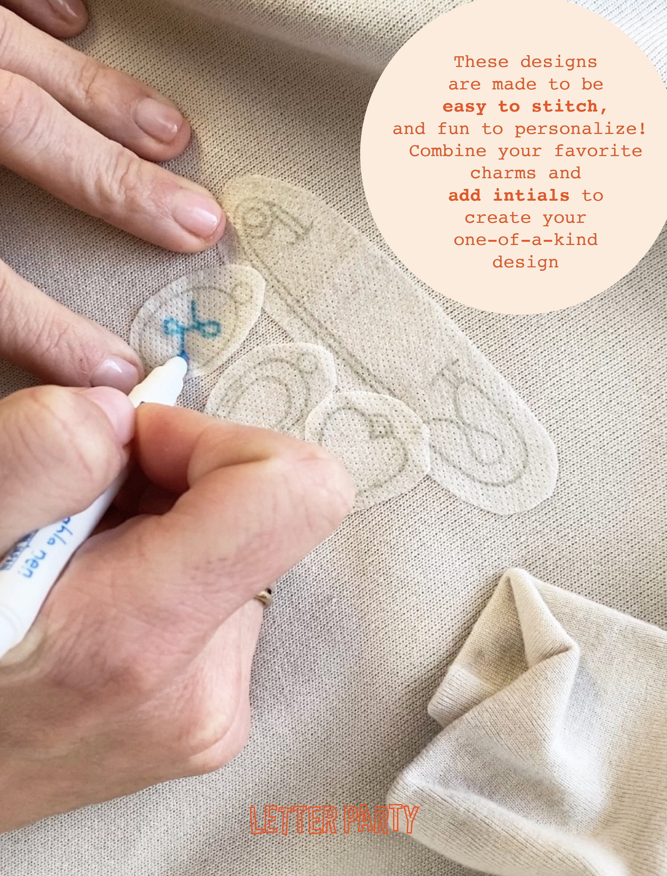 Stick and Stitch Charm Pin Kit DIY Embroidering Kit With Vintage Style ...