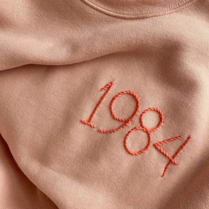 Hand Embroidered Sweatshirt - Etsy