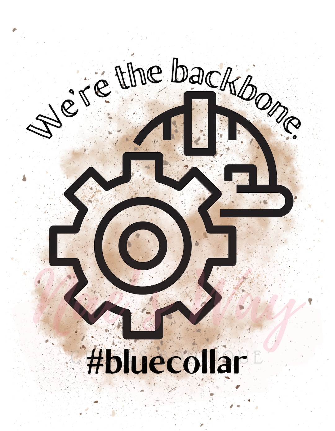 Blue Collar PNG | Download - Etsy