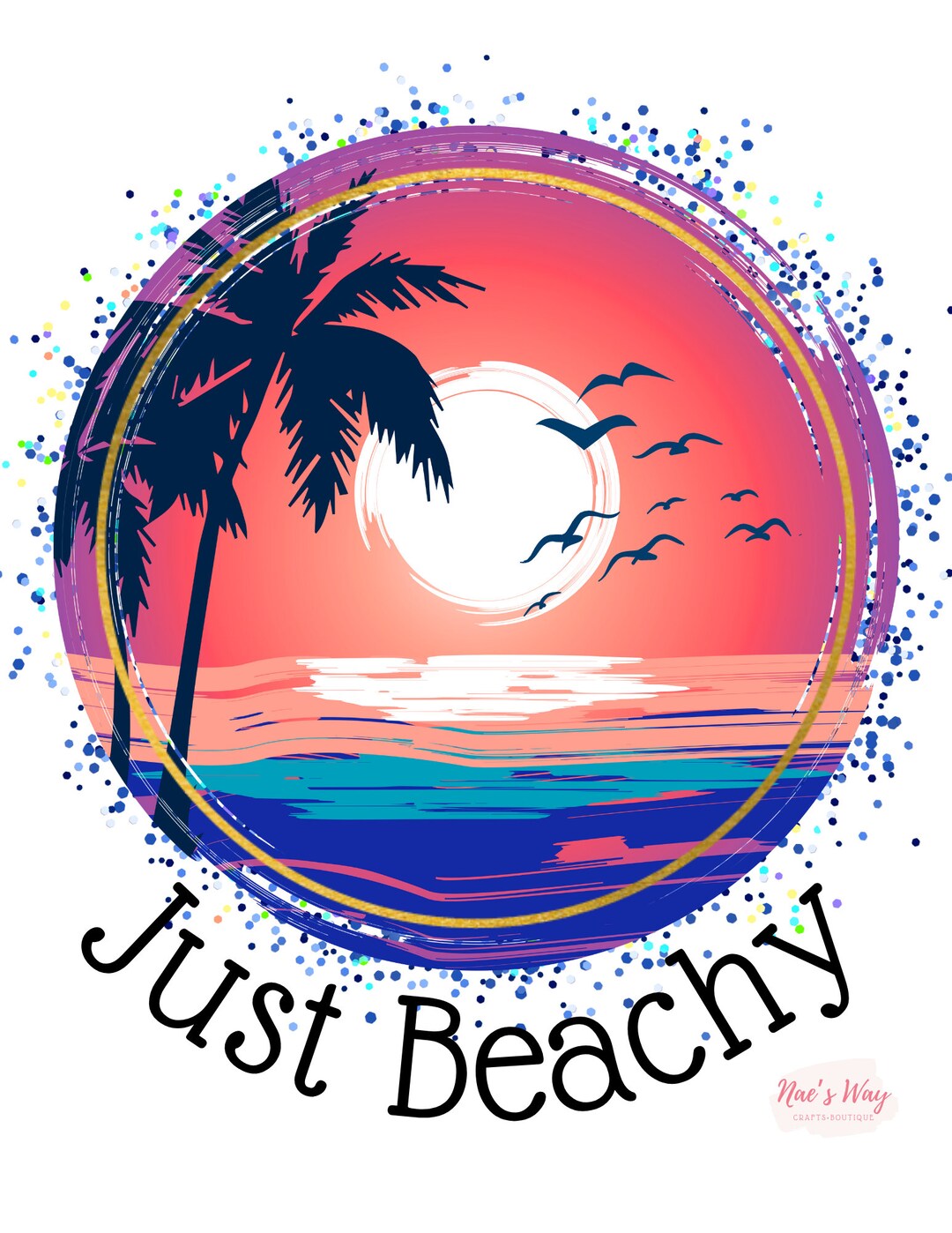 Just Beachy PNG | Download - Etsy