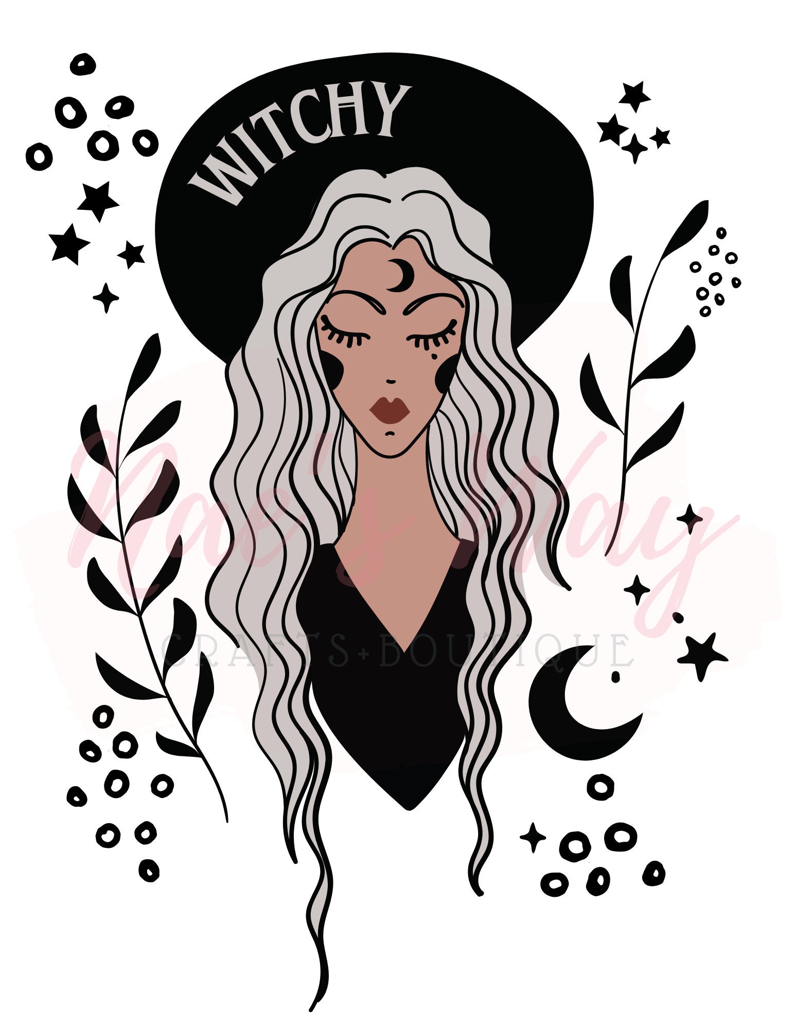 Witchy Woman Graphic PNG | Download - Etsy