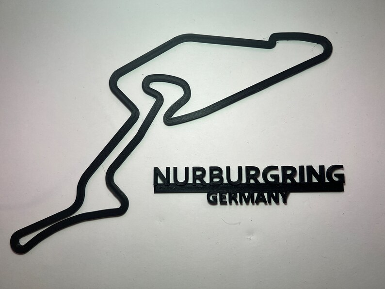 F1 Wall Art 3D Printed Race Track Wall Art - Etsy