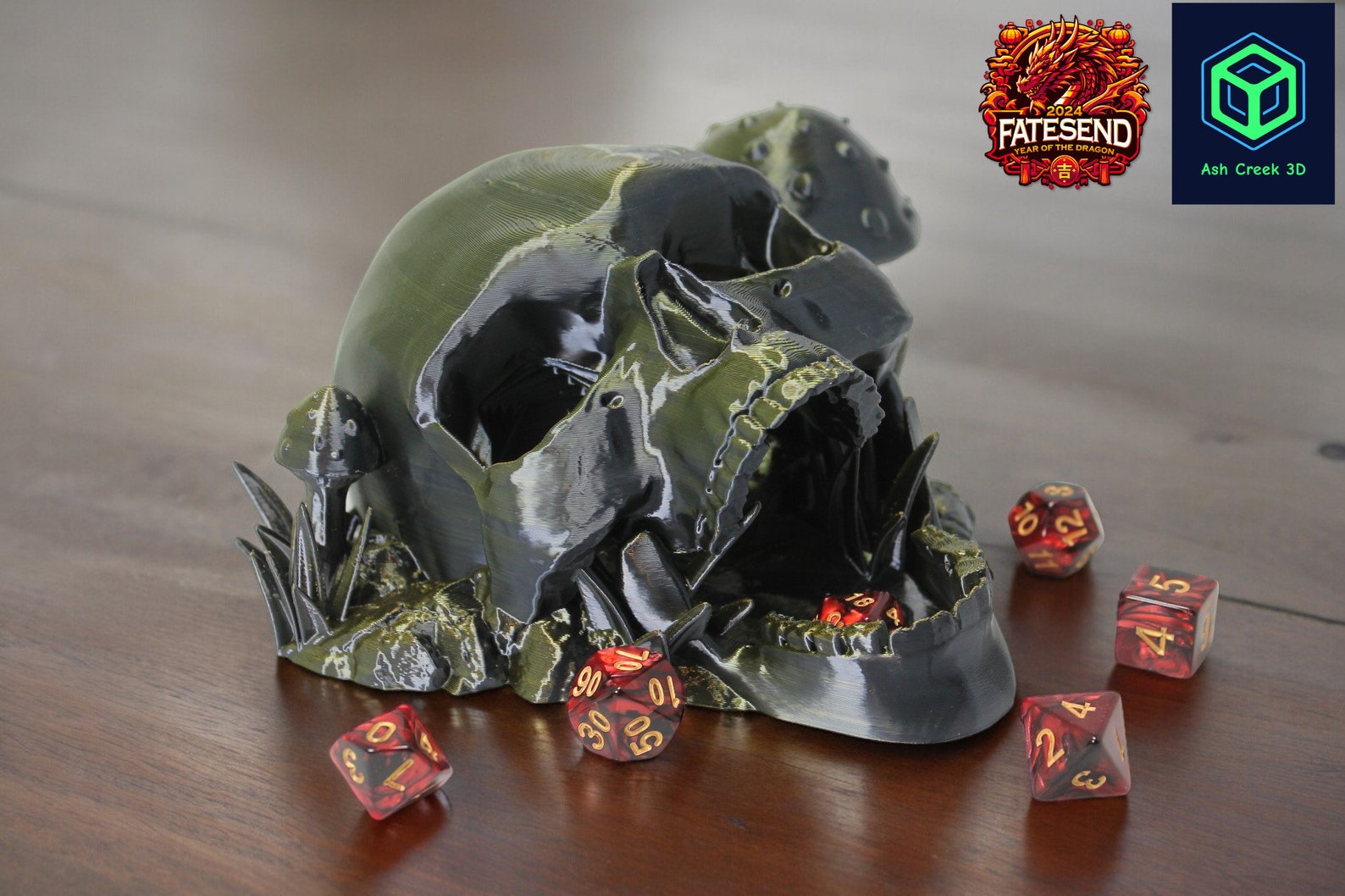 3D Printed Skull Dice Tower | Unique Tabletop Gaming Accessory ...