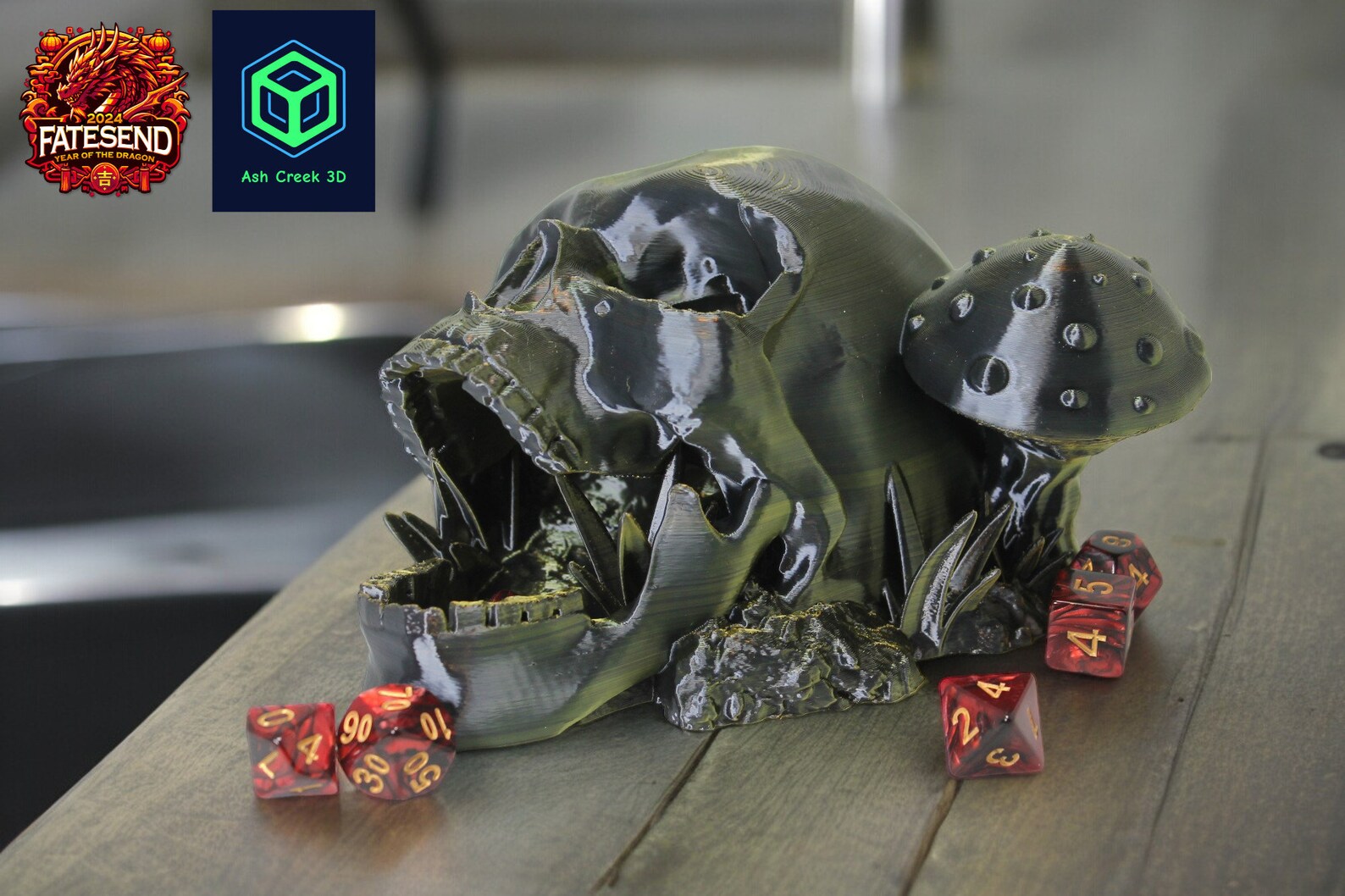 3D Printed Skull Dice Tower | Unique Tabletop Gaming Accessory ...