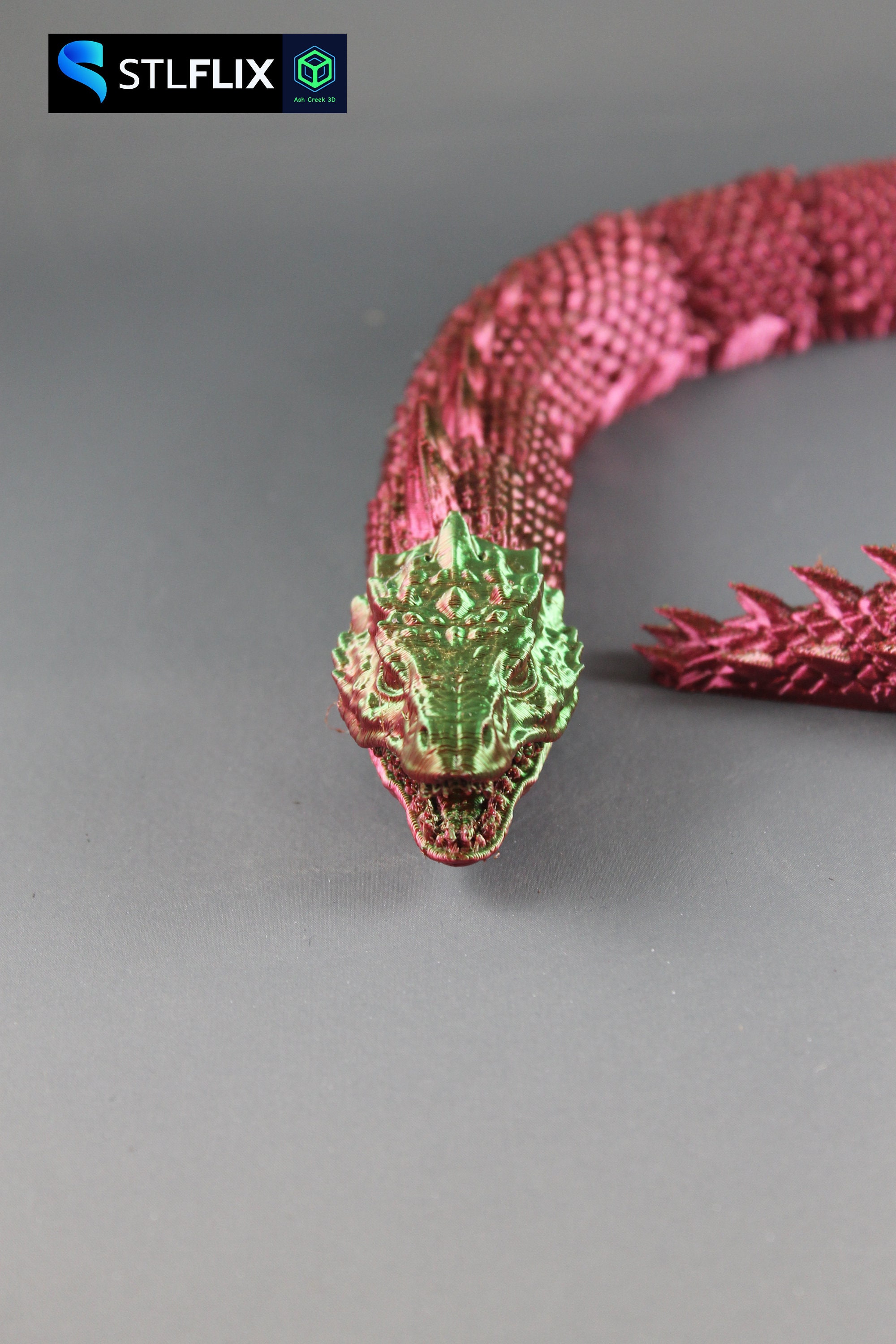 3D Printed Articulating Basilisk | Flexi Snake - Etsy 3D Printed Articulating Basilisk | Flexi Snake - Etsy