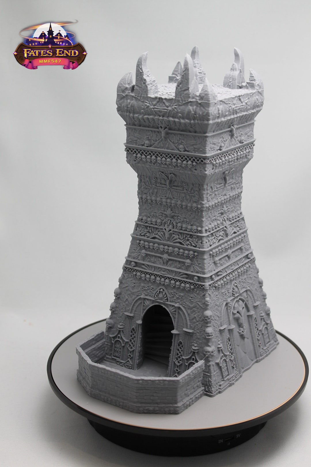 3D Printed Necromancer Dice Tower | Fate's End | Furhaven Dice Tower - Etsy