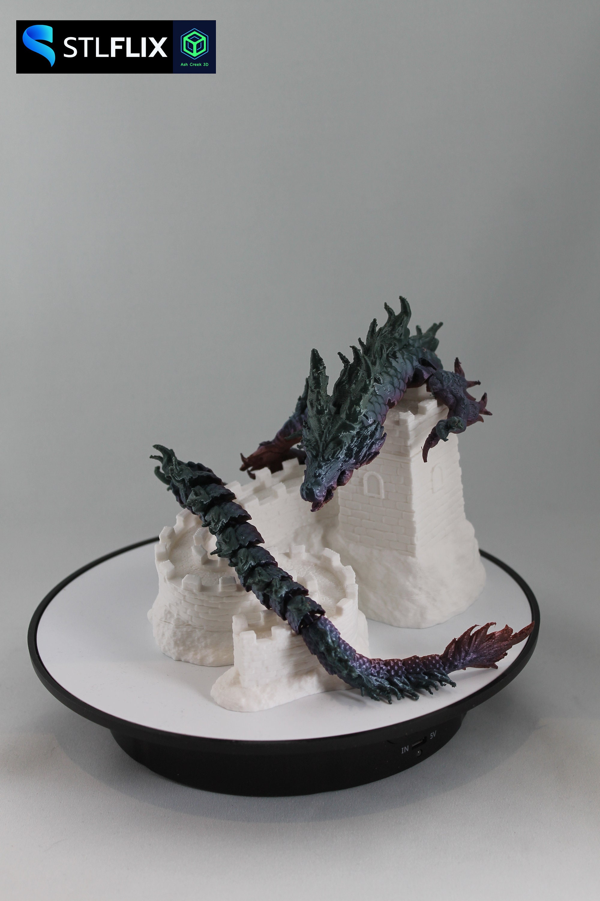 3D Printed Fei Long | Flexi Dragon| Articulating Dragon - Etsy