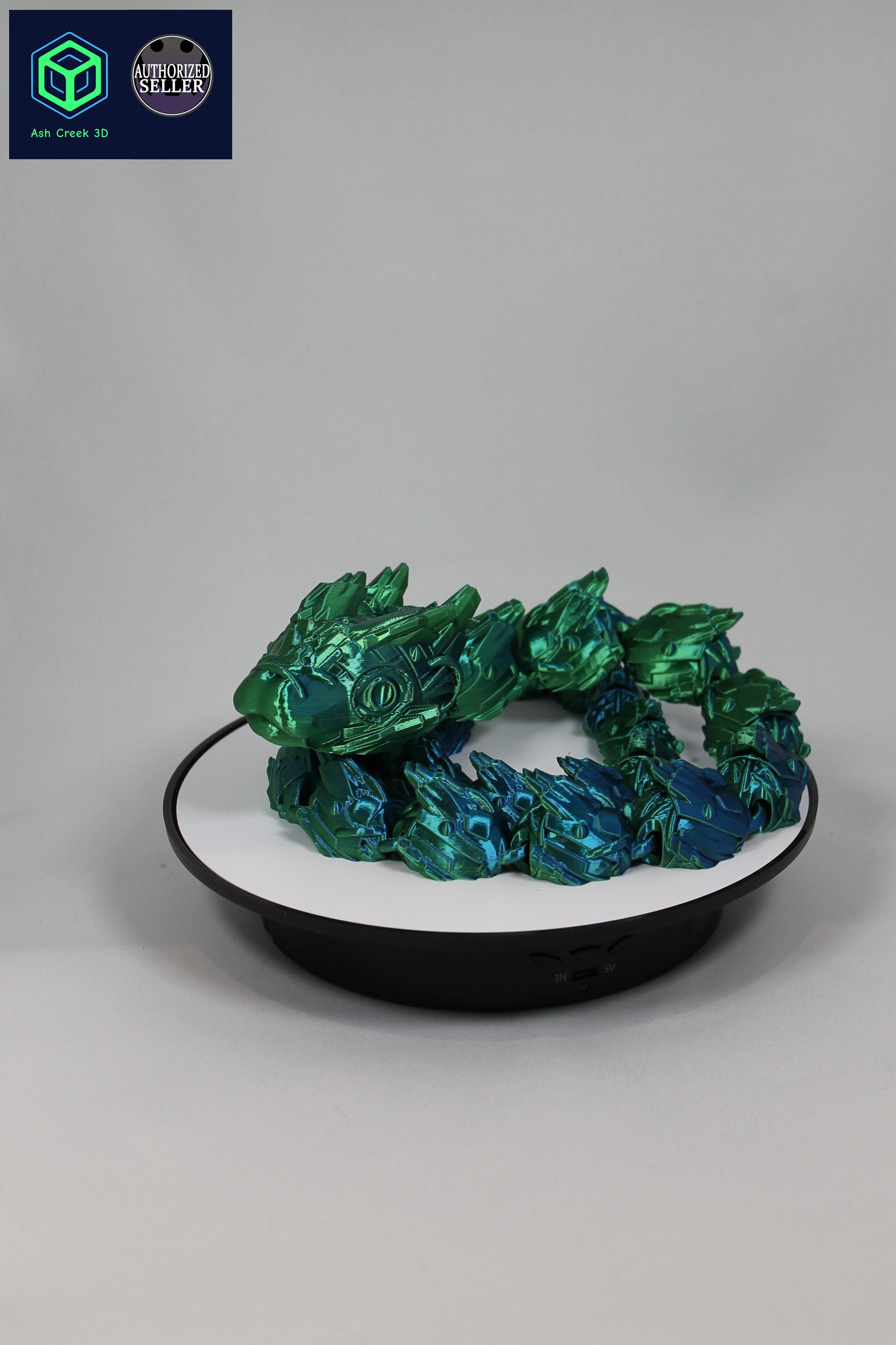 3D Printed Articulating Cyborg Snake Flexi Snake Borg Snake - Etsy ...