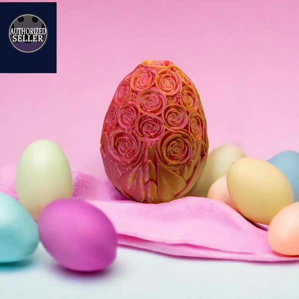 3d Printed Rose Egg Stl - Etsy