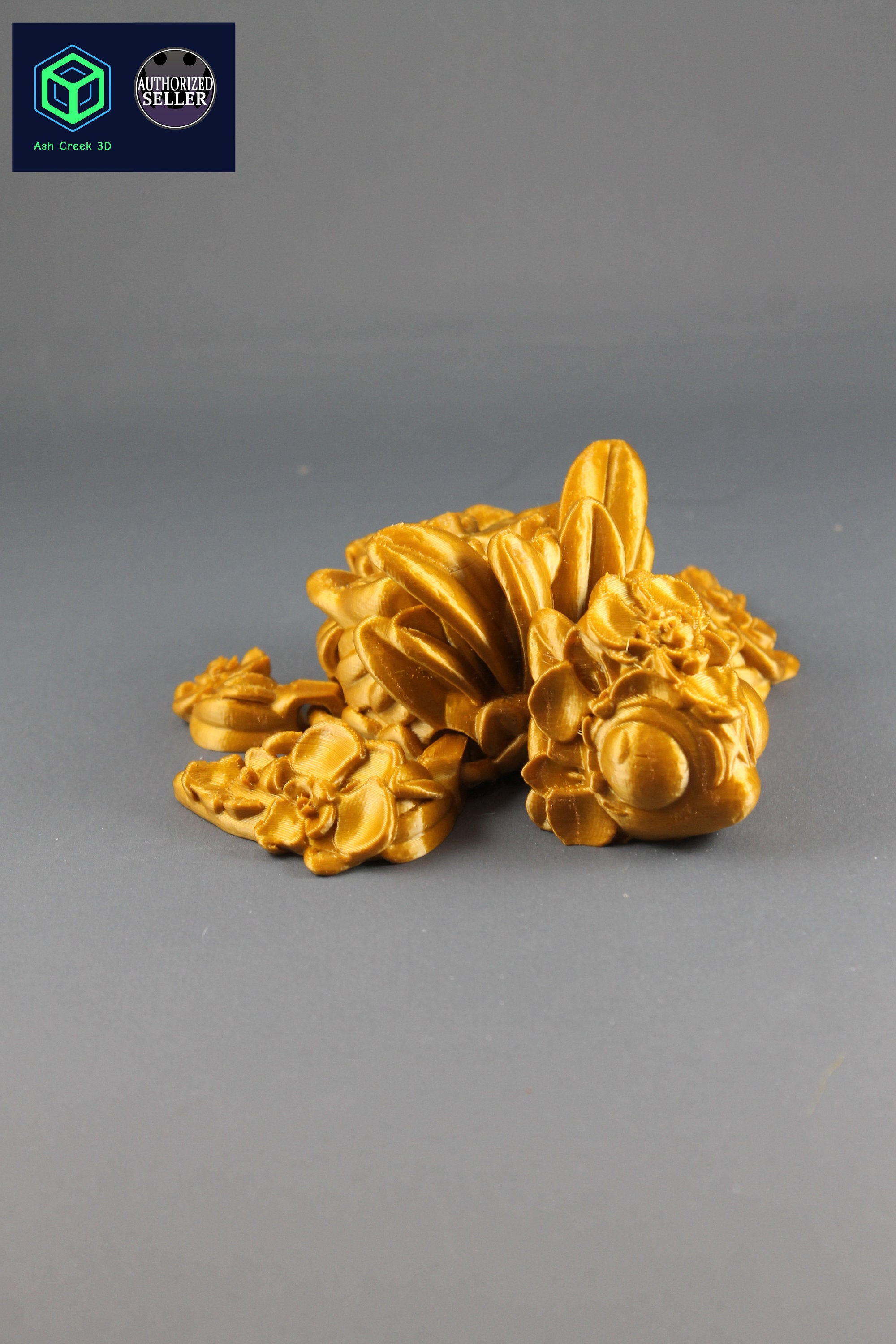 3D Printed Articulating Orchurtle Orchid Turtle - Etsy