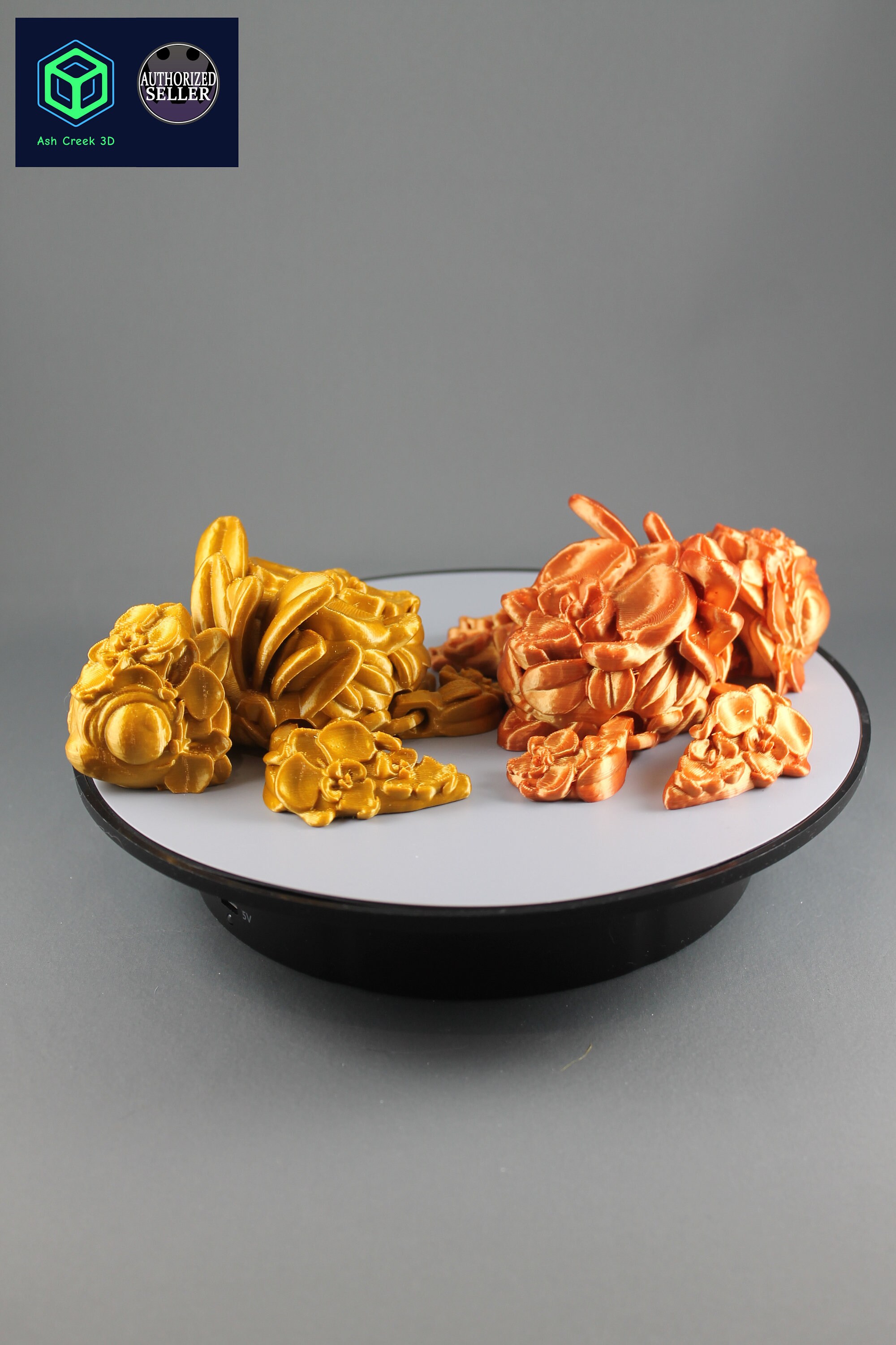 3D Printed Articulating Orchurtle Orchid Turtle - Etsy