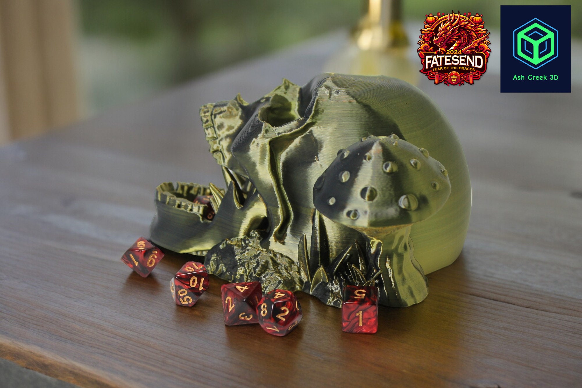 3D Printed Skull Dice Tower | Unique Tabletop Gaming Accessory ...
