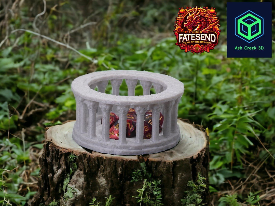 Fates End Ancient Ruins Dice Rolling Tray | Dnd | Dice Games - Etsy