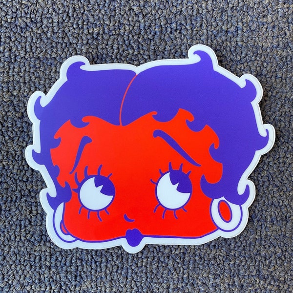 Betty Boop Large Decal - Etsy