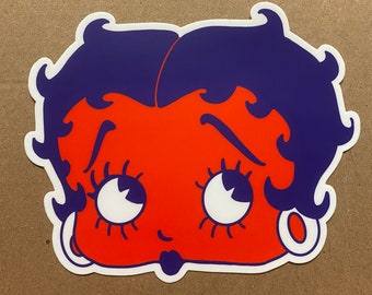 Betty Boop Car Decal - Etsy