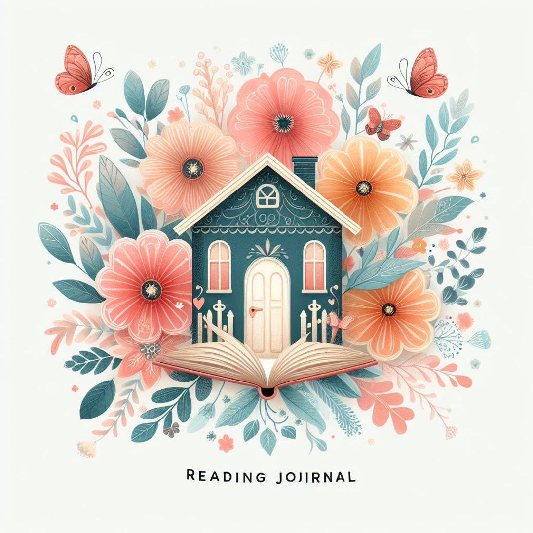 Pastel Colors Printable Reading Journal 2025 Best Gift for Book Lovers ...