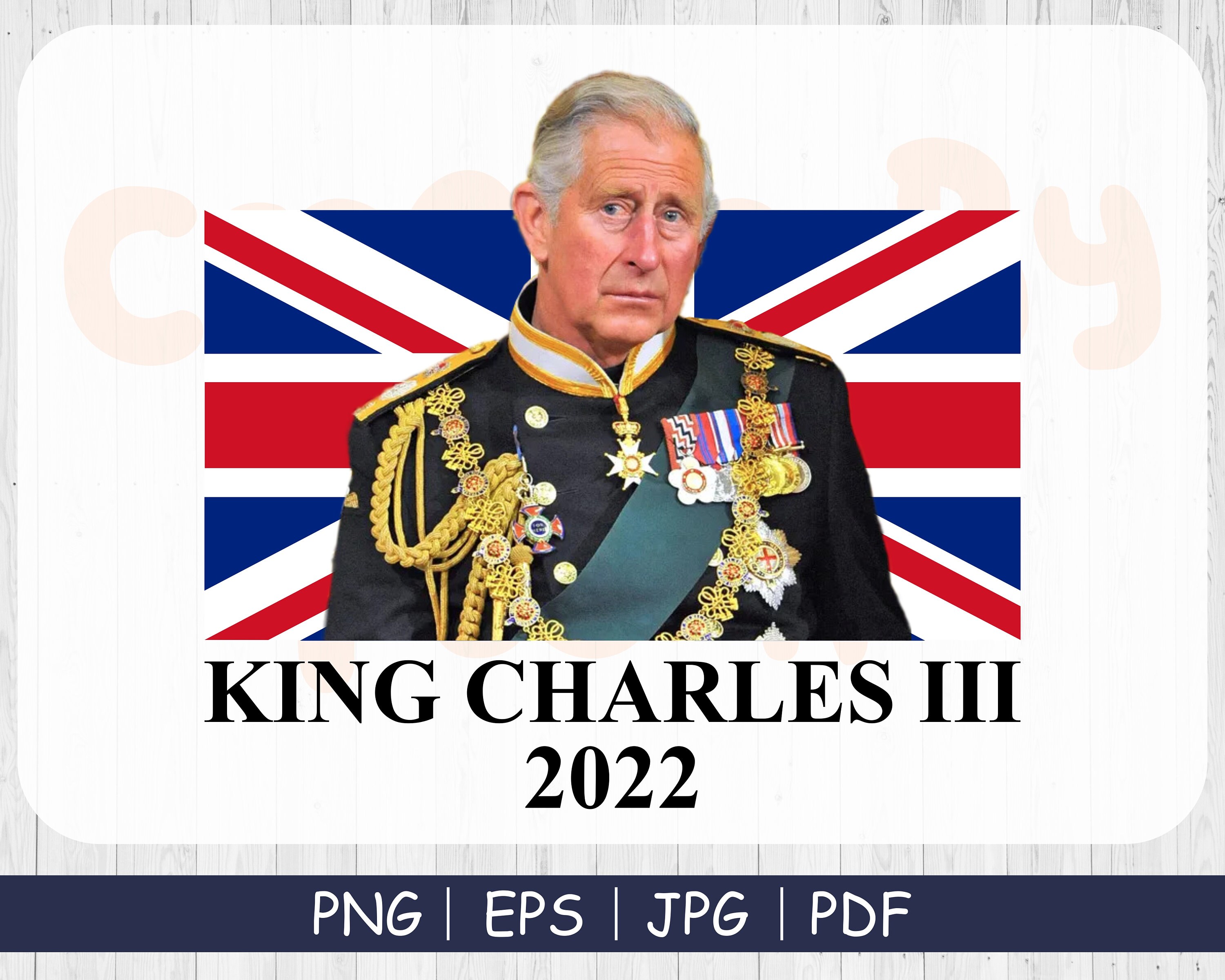 King Charles III SVG New King of England Png Royal Family - Etsy UK