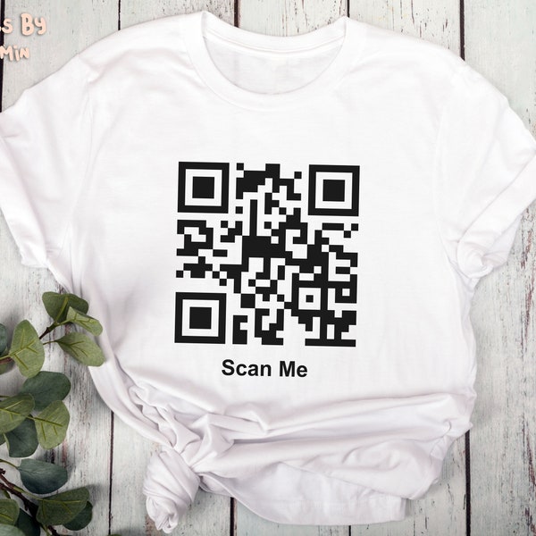 Qr Code Shirt - Etsy