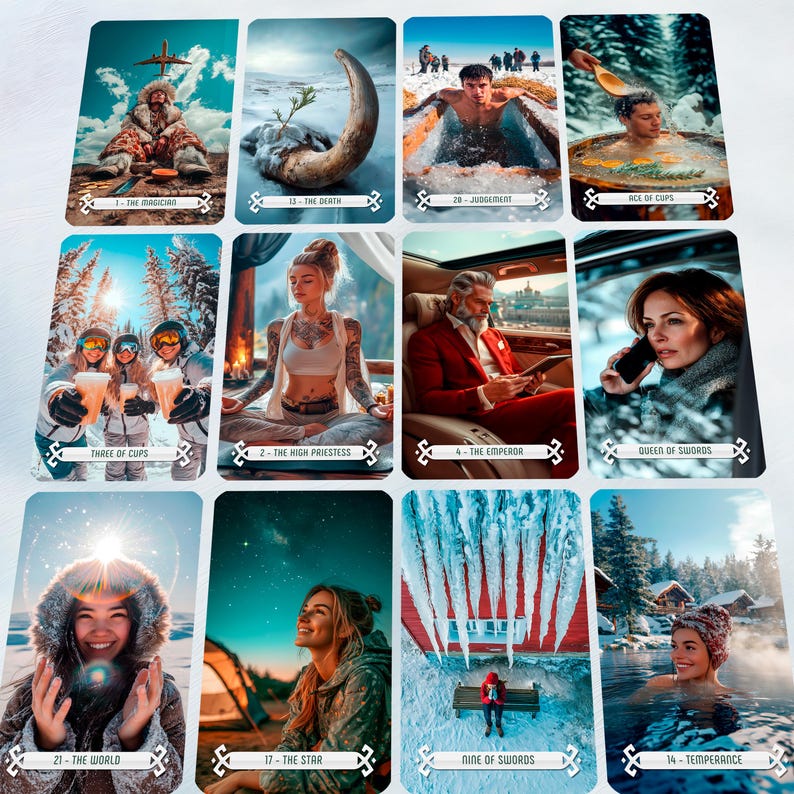Tarot of the Siberian Way: 78-card Deck & Guidebook_english Version - Etsy