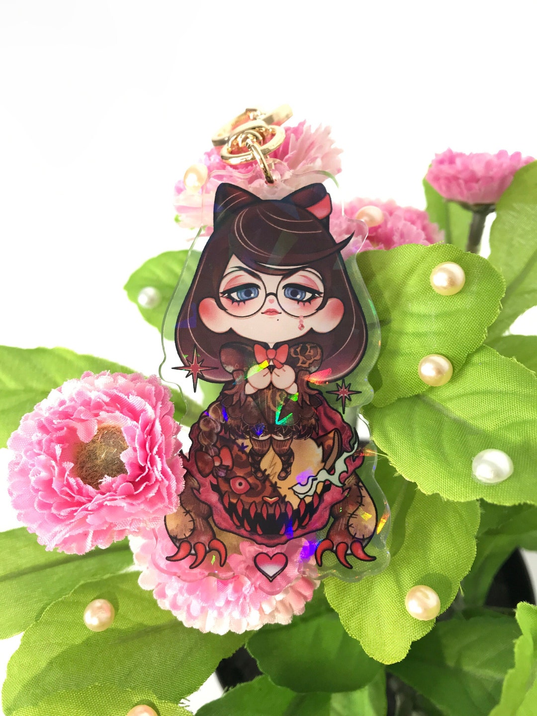 Bayonetta Acrylic Keychain | Cereza and the Lost Demon Keychain ...