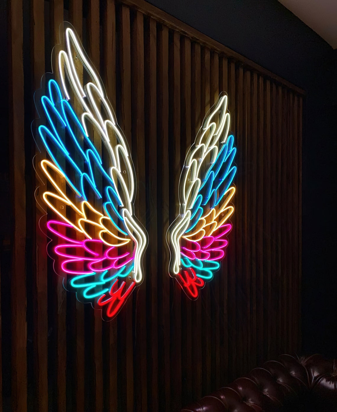 Angel Neon Sign Neon Sign Art Neon Sign Bedroom Neon Bar - Etsy