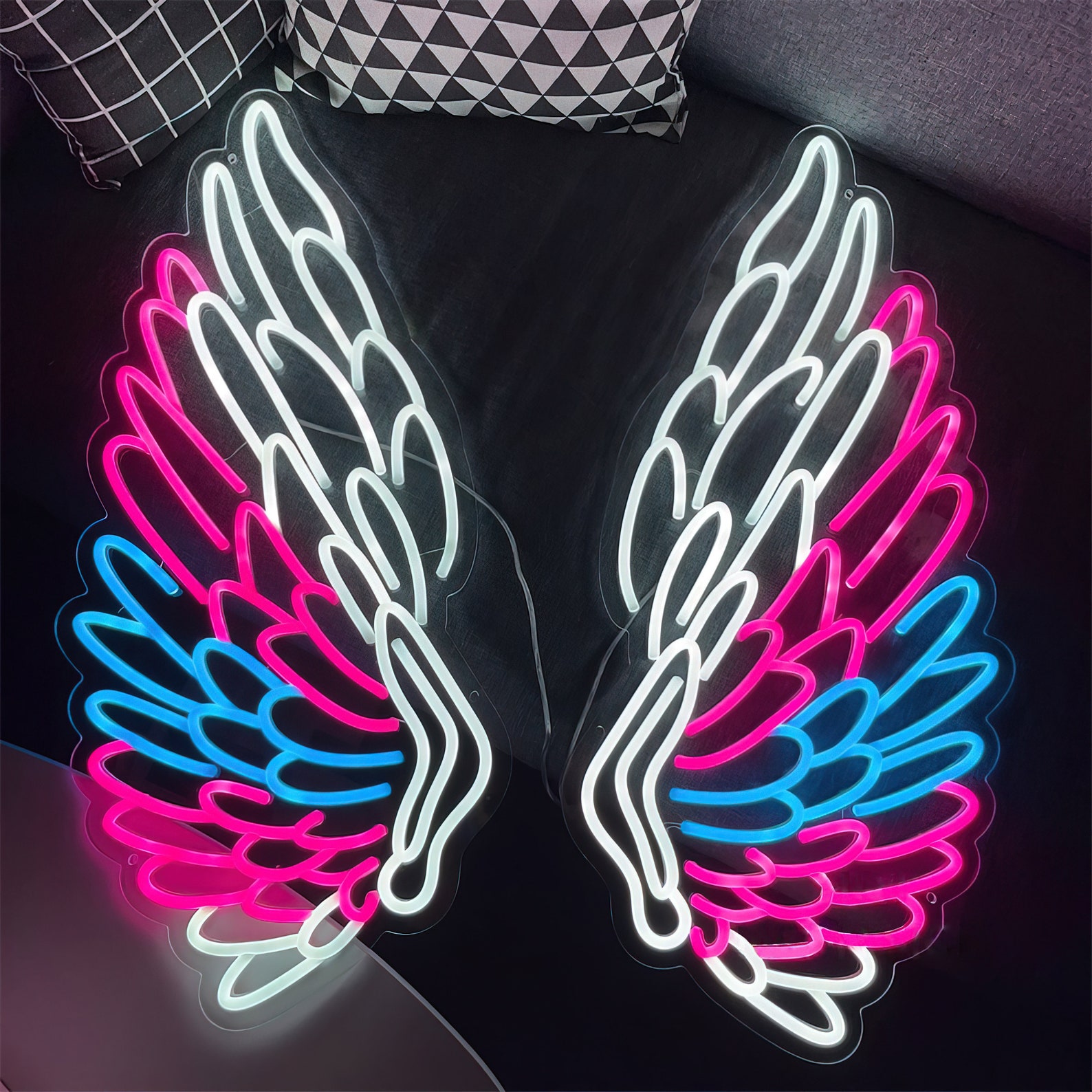Angel Neon Sign Neon Sign Art Neon Sign Bedroom Neon Bar - Etsy