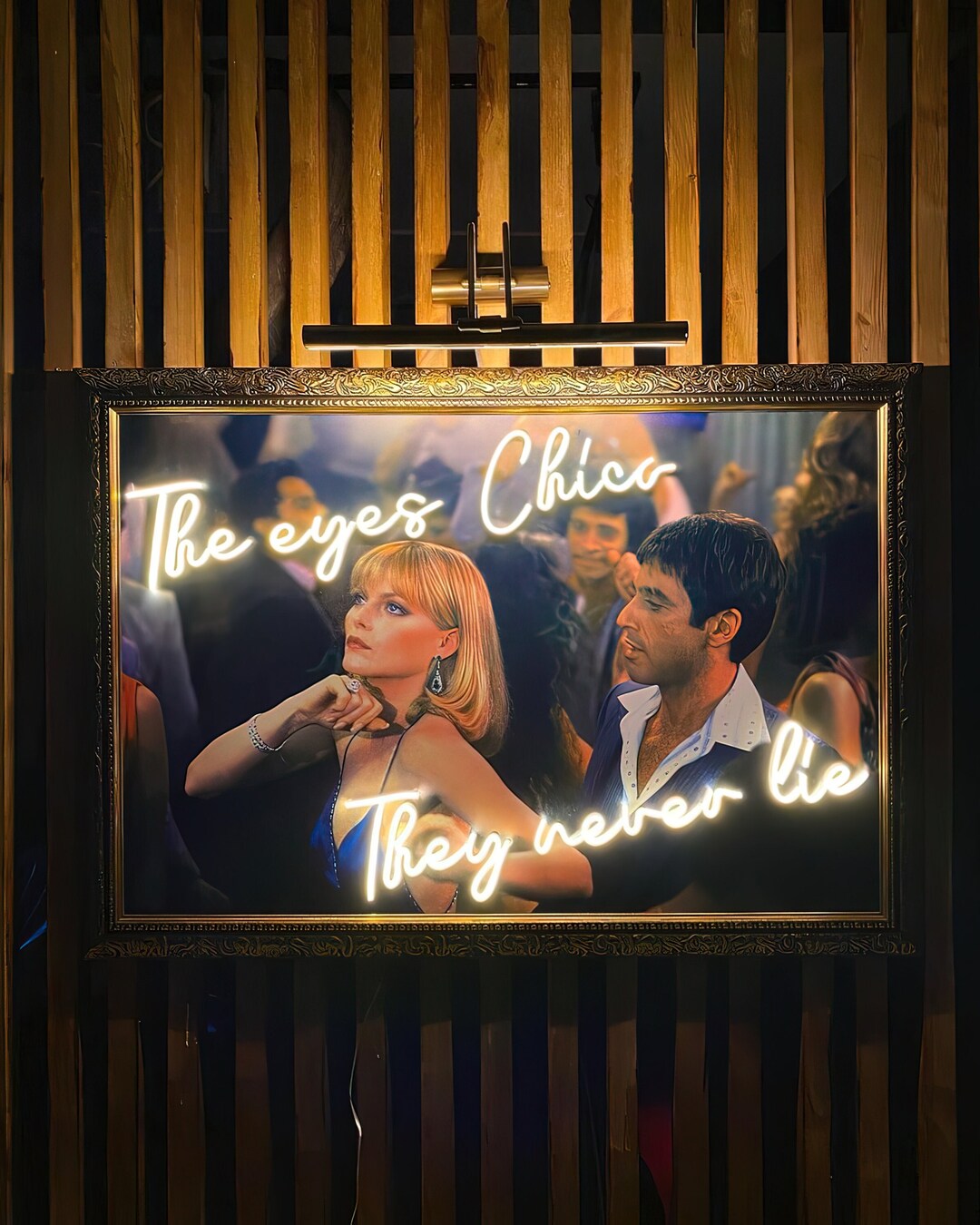 Scarface Neon Painting Art Neon Sign Art Neon Sign Bedroom - Etsy