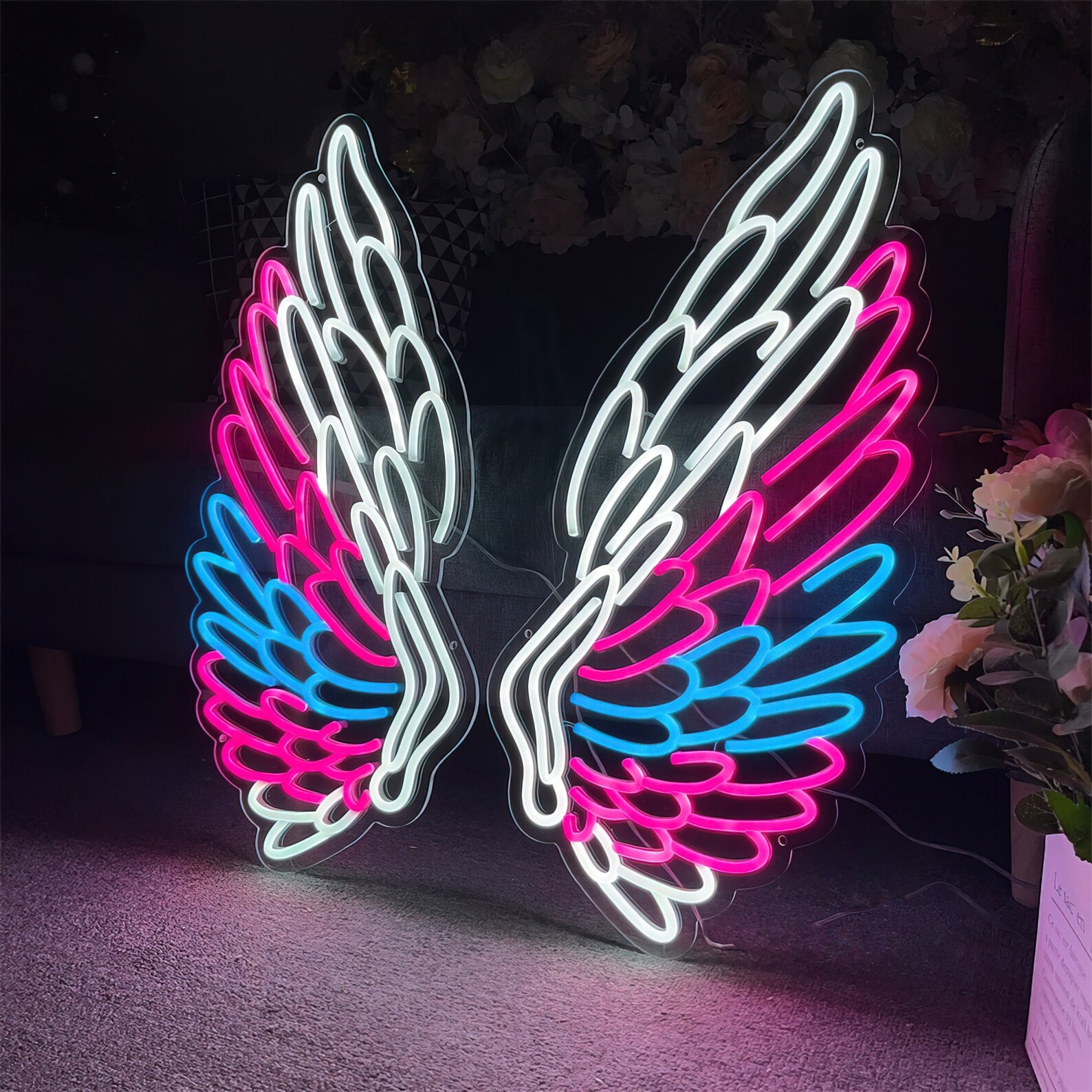 Angel Neon Sign Neon Sign Art Neon Sign Bedroom Neon Bar - Etsy