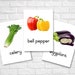 16 Vegetable Flashcards for Primary School With Realistic Images ...