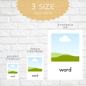 Flashcards Editable Template for Canva, DIY Flashcards for Any Language ...