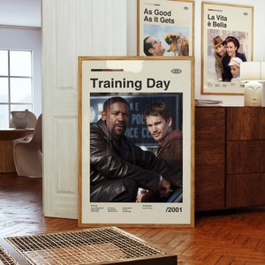 Training Day Wall Art Print - Denzel Washington Movie Poster ...