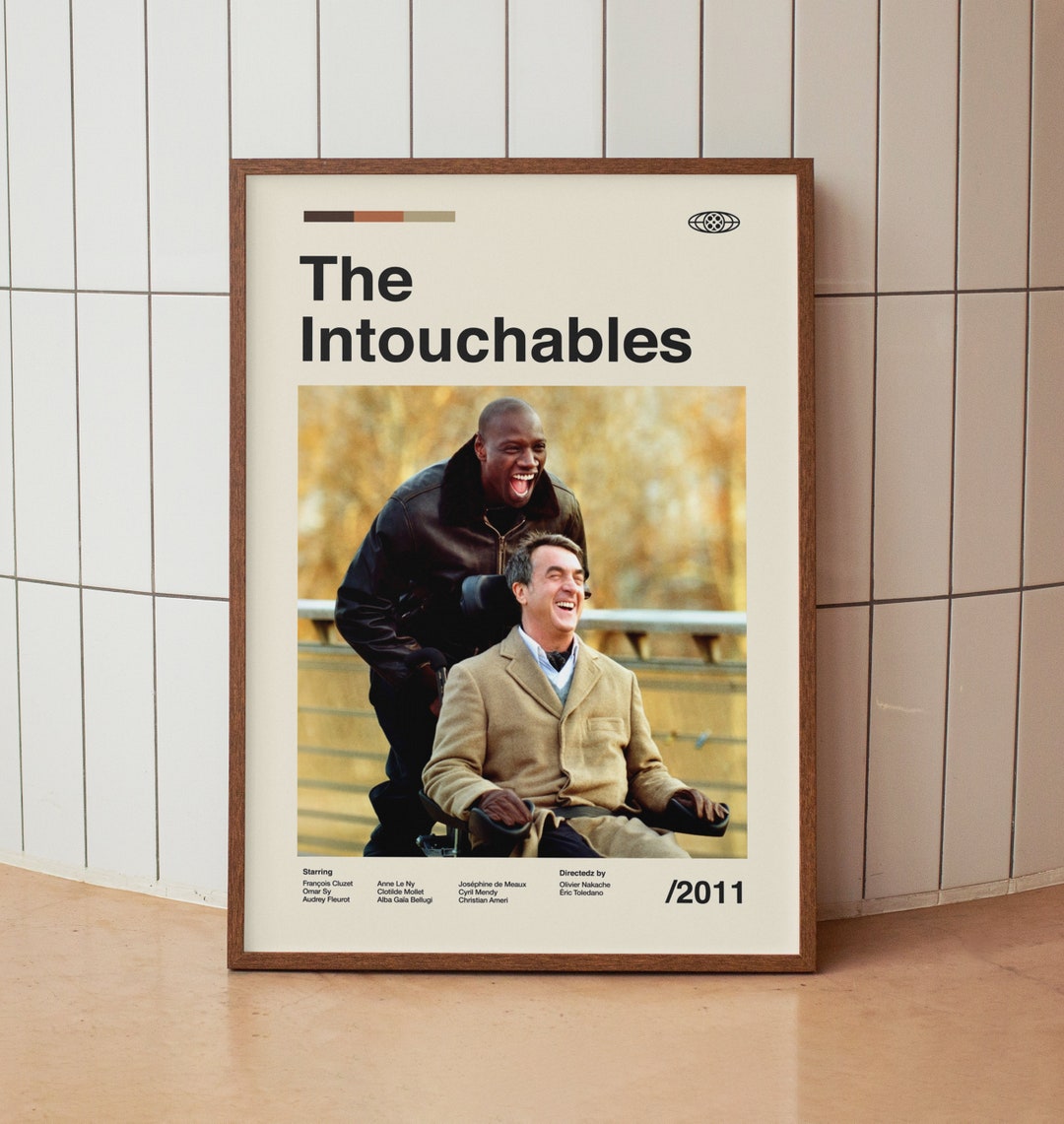 The Intouchables Wall Art Print - François Cluzet Omar Sy Film Poster ...