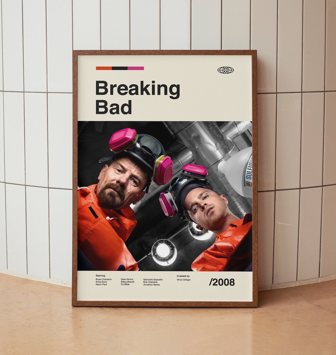 American TV Show Vintage Poster Midcentury Minimalist Wall Art Print - Etsy