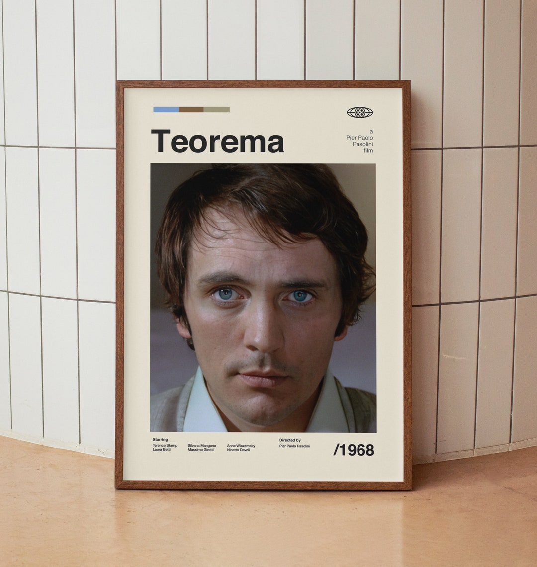 Teorema Wall Art Print - Pier Paolo Pasolini - Midcentury Vintage ...