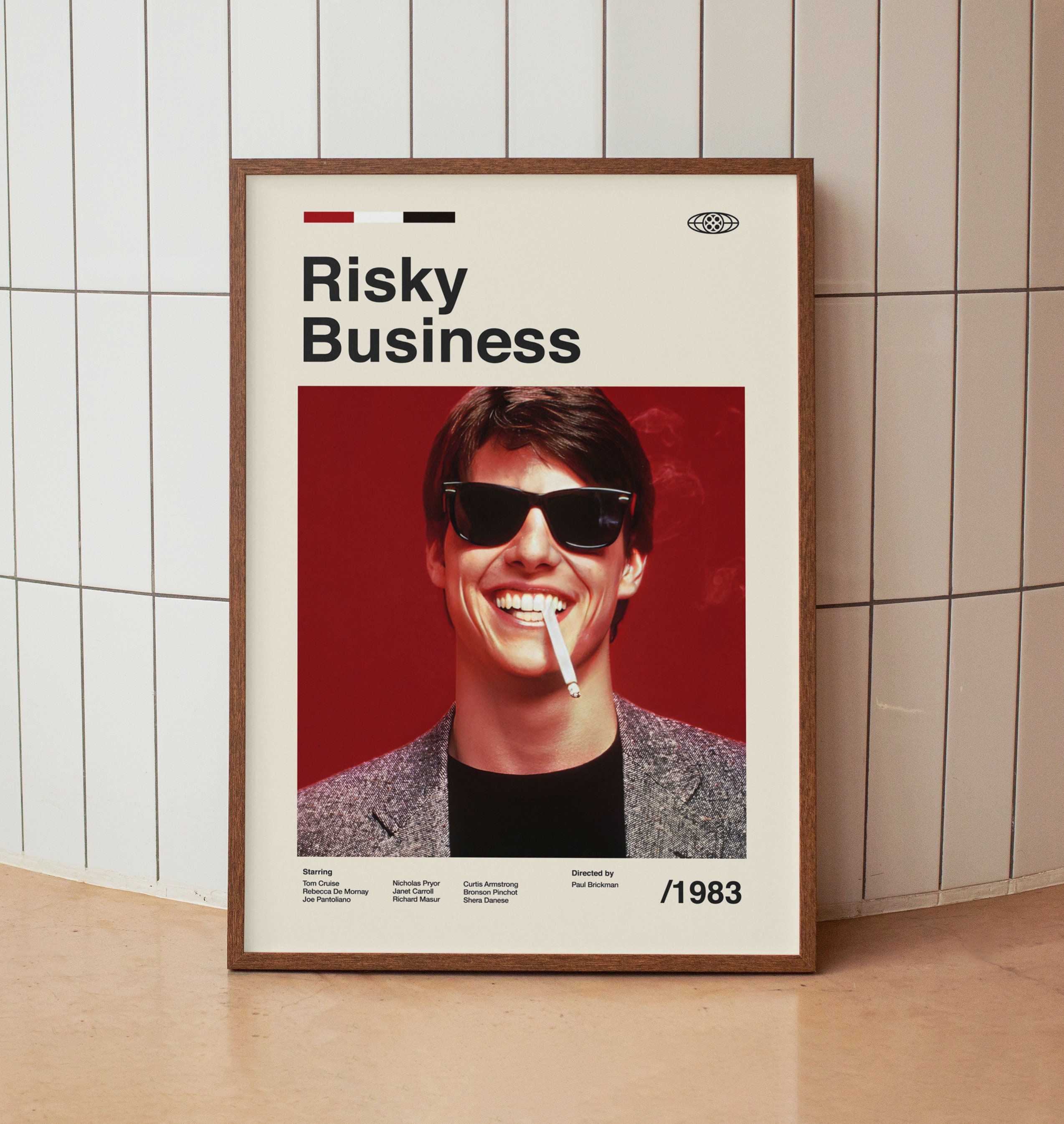 Tom Cruise Risky Business Poster