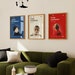 Three Colours Trilogy Collection Wall Art Print - French Movie Poster ...