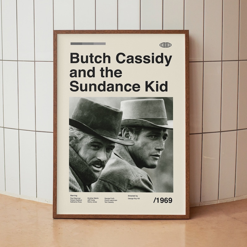 Butch Cassidy and the Sundance Kid Poster - Etsy