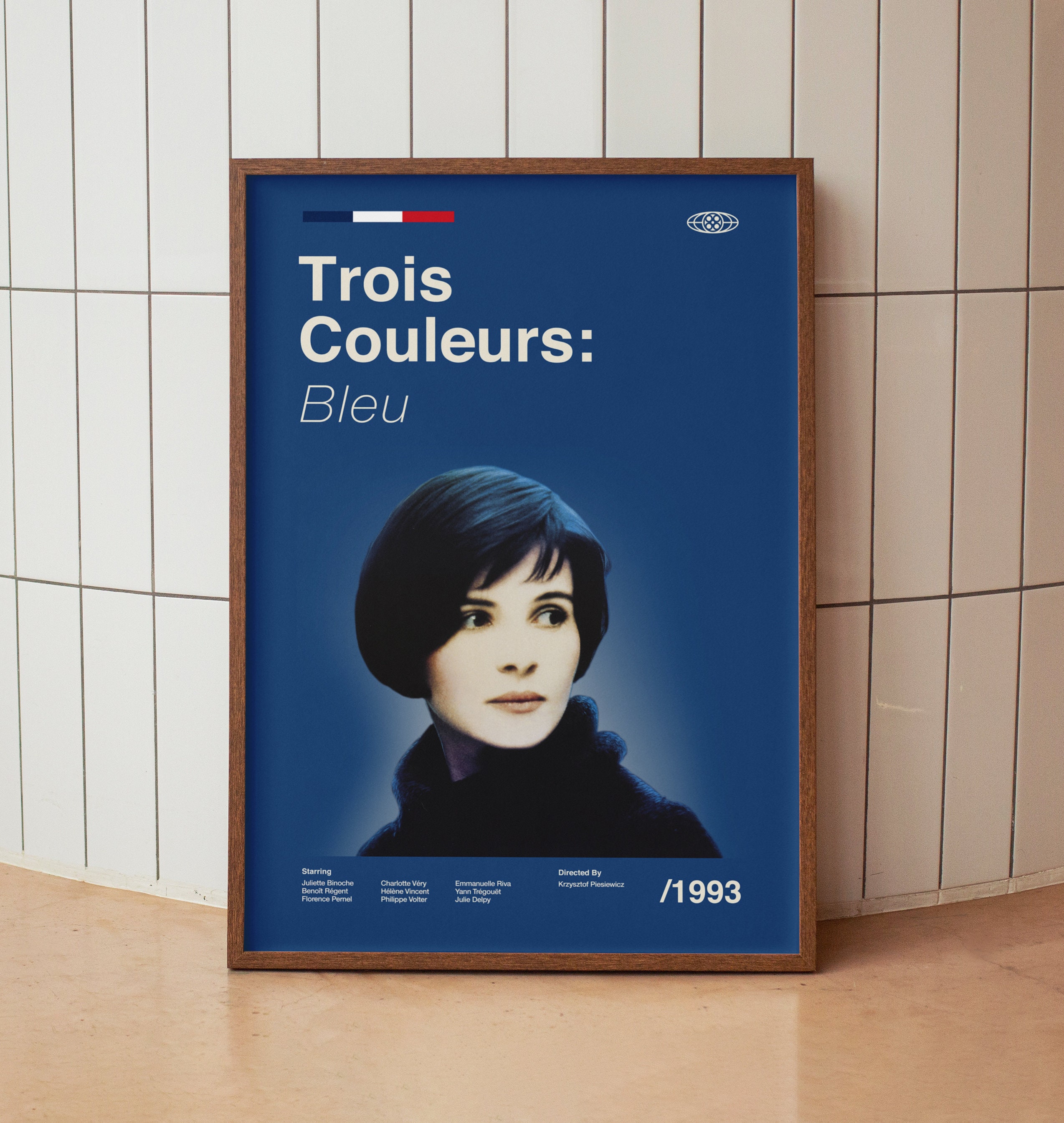 Three Colours Trilogy Collection Wall Art Print - French Movie Poster ...