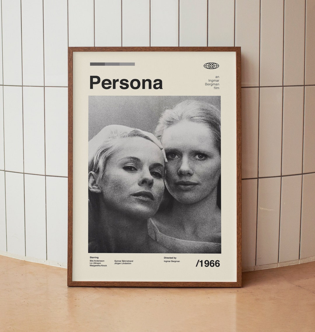 Persona Wall Art Print - Ingmar Bergman Film Poster - Swedish Cinema ...