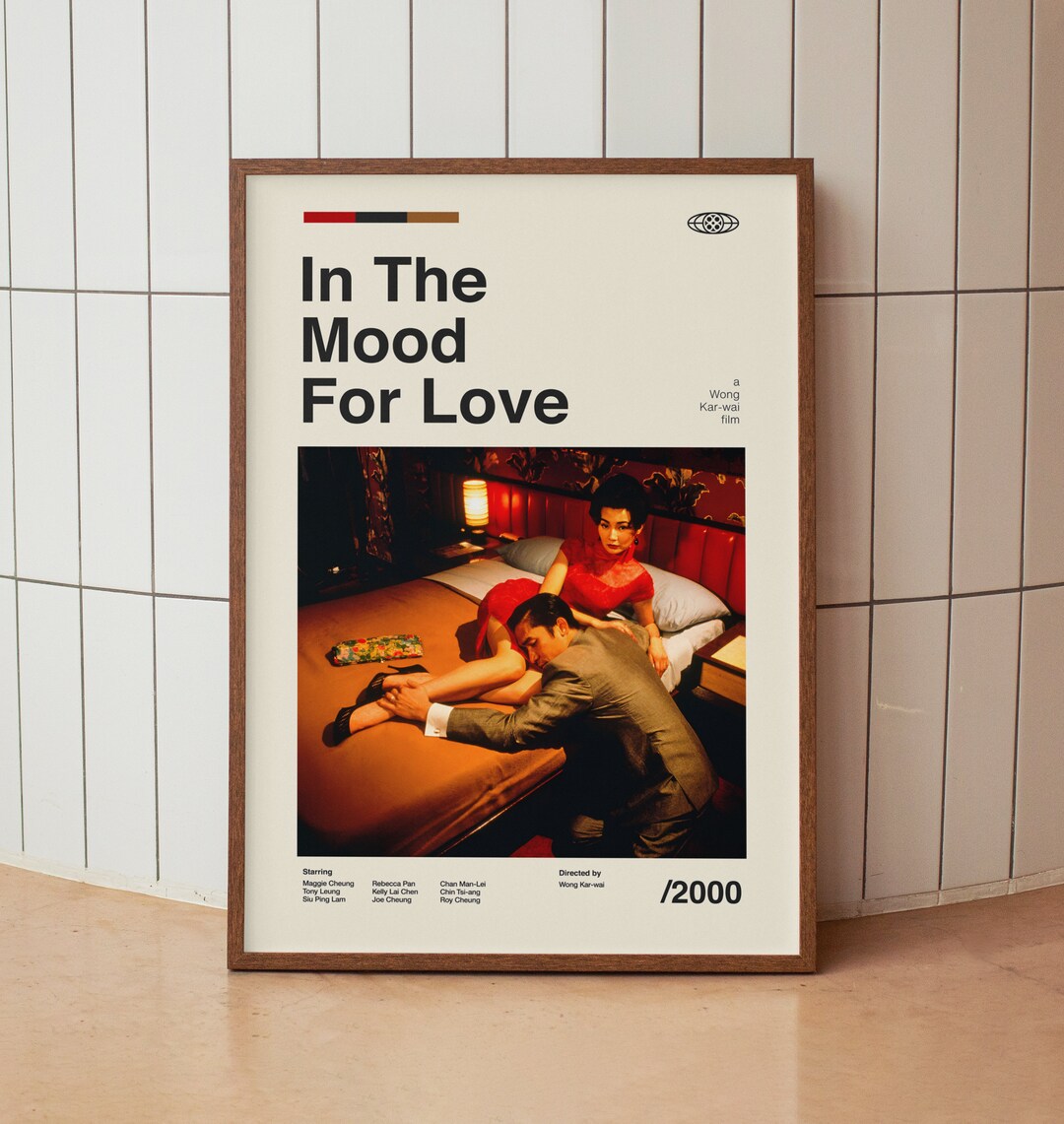 In the Mood for Love Vintage Movie Poster - Chinese Cinema Film ...