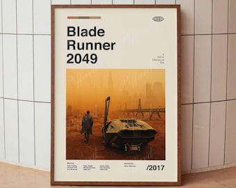 Blade Runner 2049 Minimalist Poster Movie Print, Movie Wall Art - Etsy
