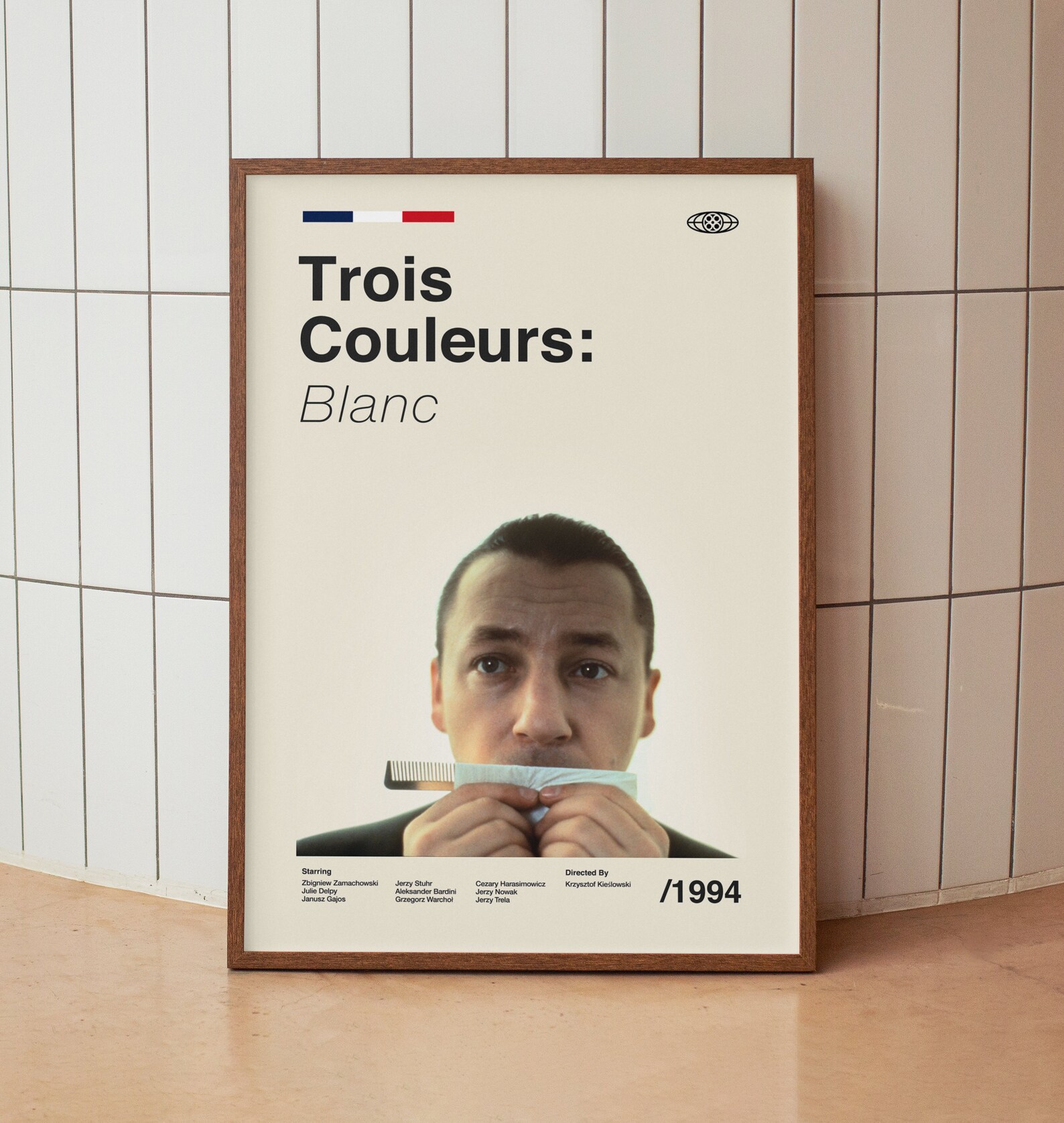 Three Colours Trilogy Collection Wall Art Print - French Movie Poster ...